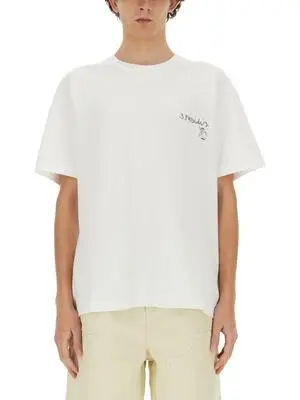 3.PARADIS X Edgar Plans T-shirt - White