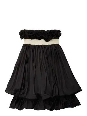Karl Lagerfeld Pleated Skirt - Black