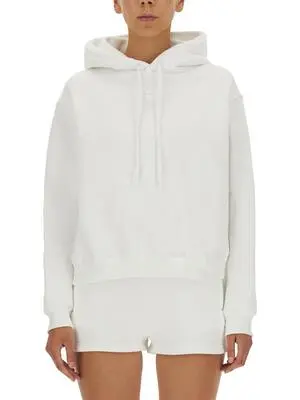 Alexander Wang Essential Oversized Sweatshirt - White