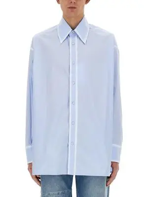 MAISON MARGIELA Oversize Fit Shirt - Azure