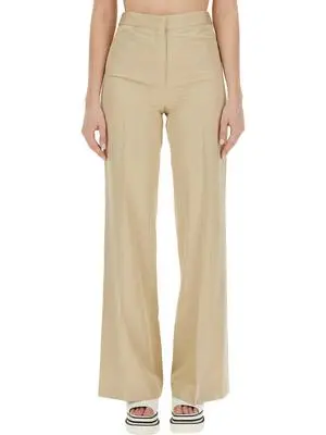 Stella McCartney Flare Fit Trousers - Beige