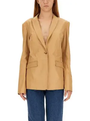 BULLY Single-breasted Blazer - Brown
