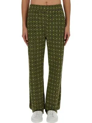 WALES BONNER Printed Truck Pants - Green