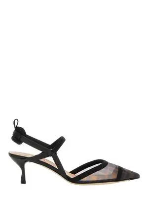 Fendi Slingback Pumps - Black