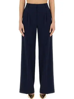 Michael Kors Wide Leg Trousers - Blue