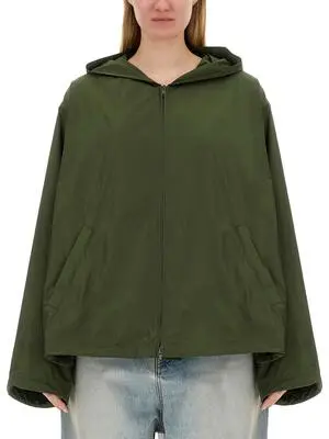 Balenciaga Hooded Jacket - Brown