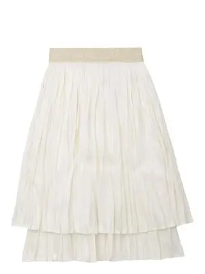 Karl Lagerfeld Pleated Skirt - Ivory