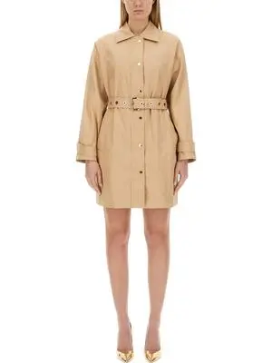 Michael Kors Cotton Trench Coat - Beige