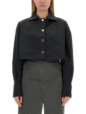 Patou Cropped Jacket - Black