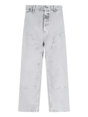 Carhartt Work In Progress Double Knee Carpenter Pants Gray