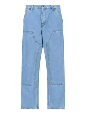 Carhartt Work In Progress Double Knee Carpenter Jeans - Blue