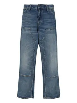 Carhartt Work In Progress Double Knee Carpenter Jeans - Blue