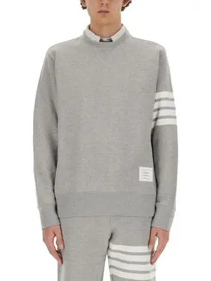 Thom Browne 4-Bar Sweatshirt Grey