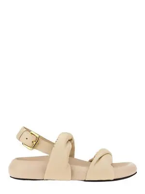 Marni Leather Sandal - Ivory