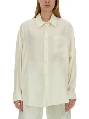 LEMAIRE Lyocell Shirt - Ivory