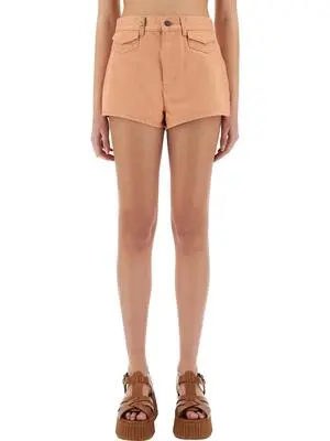 Chloé Cotton Shorts - Pink