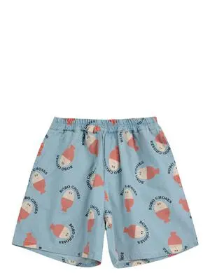 BOBO CHOSES Printed Shorts - Azure