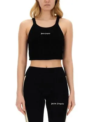 Palm Angels Logo Top - Black