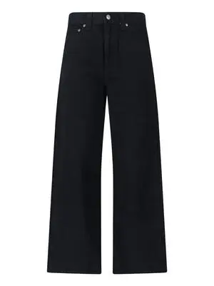 HAIKURE Bonnie Straight Leg Jeans - Black