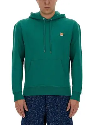 Maison Kitsuné Fox Head Sweatshirt - Green