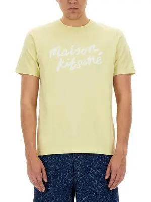 Maison Kitsuné T-shirt With Logo - Beige