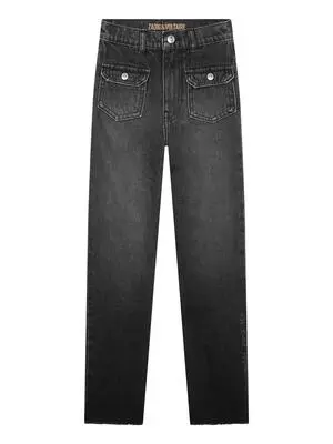 Zadig&Voltaire Straight Leg Jean Pants - Denim