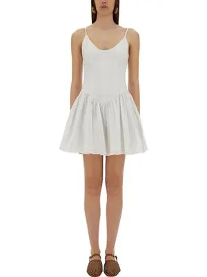 Staud Dena Mini Dress - White
