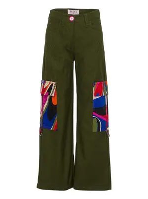 Emilio Pucci Wide Leg Trousers - Green