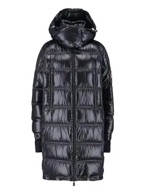 Moncler Rochelairs Long Down Jacket - Black