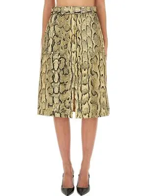 Dries Van Noten Animal Print Skirt - Animalier