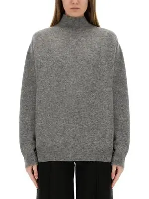 ALYSI Turtleneck Shirt - Grey
