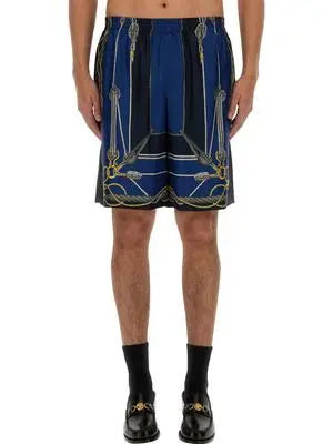Versace Bermuda Twill Shorts - Multicolour