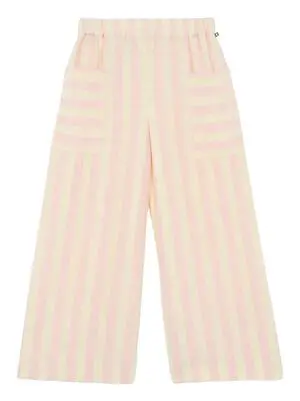 BONTON Striped Pants - Yellow