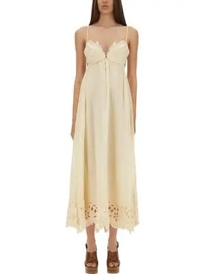 Zimmermann Embroidered Dress - Ivory