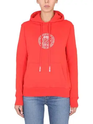AUTRY Hooded Sweatshirt - Red