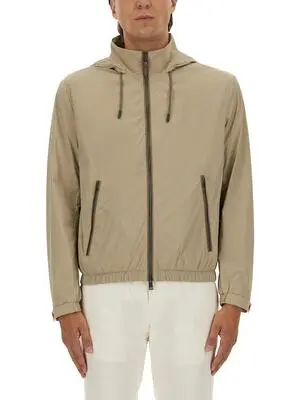 Hugo Boss Water-repellent Windbreaker - Beige
