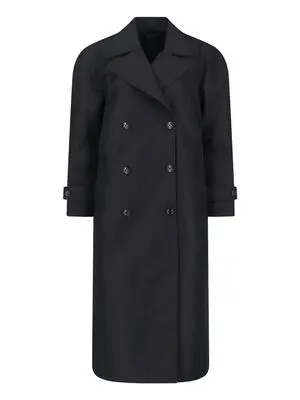 Moncler X Ee72 Edward Enninful "zake" Trench Coat - Black