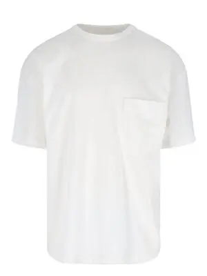 LEMAIRE T-shirt With Pocket - White