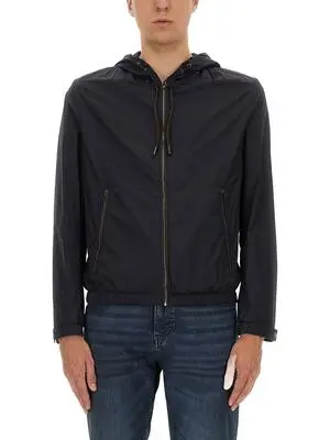 Hugo Boss L-calfo1' Hooded Jacket - Blue