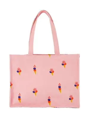 BONTON Printed Shopper - Pink