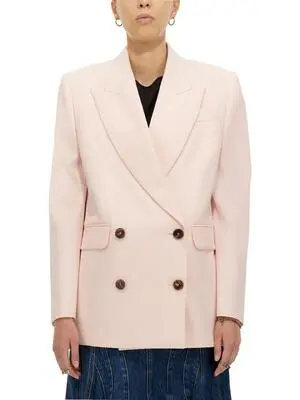 Alexander McQueen Double-breasted Jacket - Pink