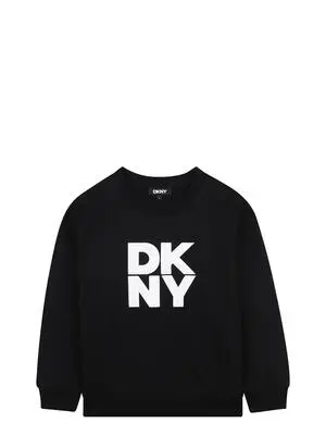 Dkny Sweatshirt With Logo - Black