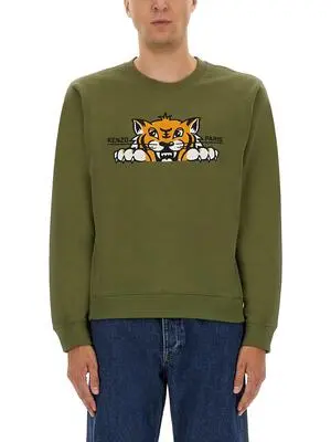 Kenzo Slim-fit Sweatshirt - Green