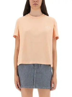 A.p.c. Rue Madame T-shirt - Pink
