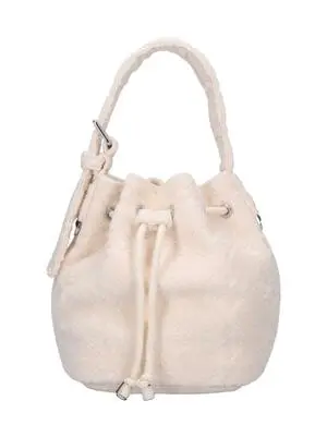 Tory Burch T Monogram Small Bucket Bag - White