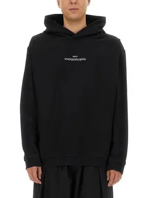 MAISON MARGIELA Hooded Sweatshirt - Black