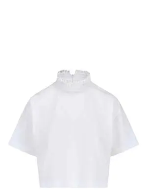 Alaïa Cropped T-shirt - White