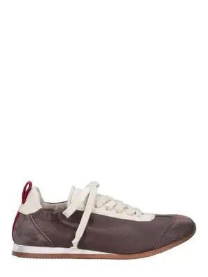 Miu Miu Leather Sneakers - Brown