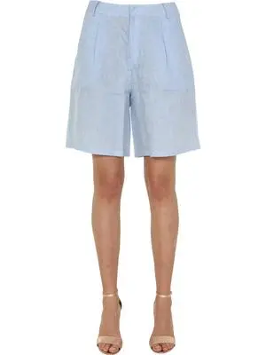 JOVONNA LONDON Luanna Bermuda Shorts - Blue