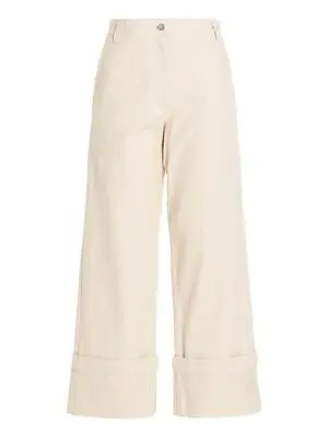 Moncler Flared Trousers - White